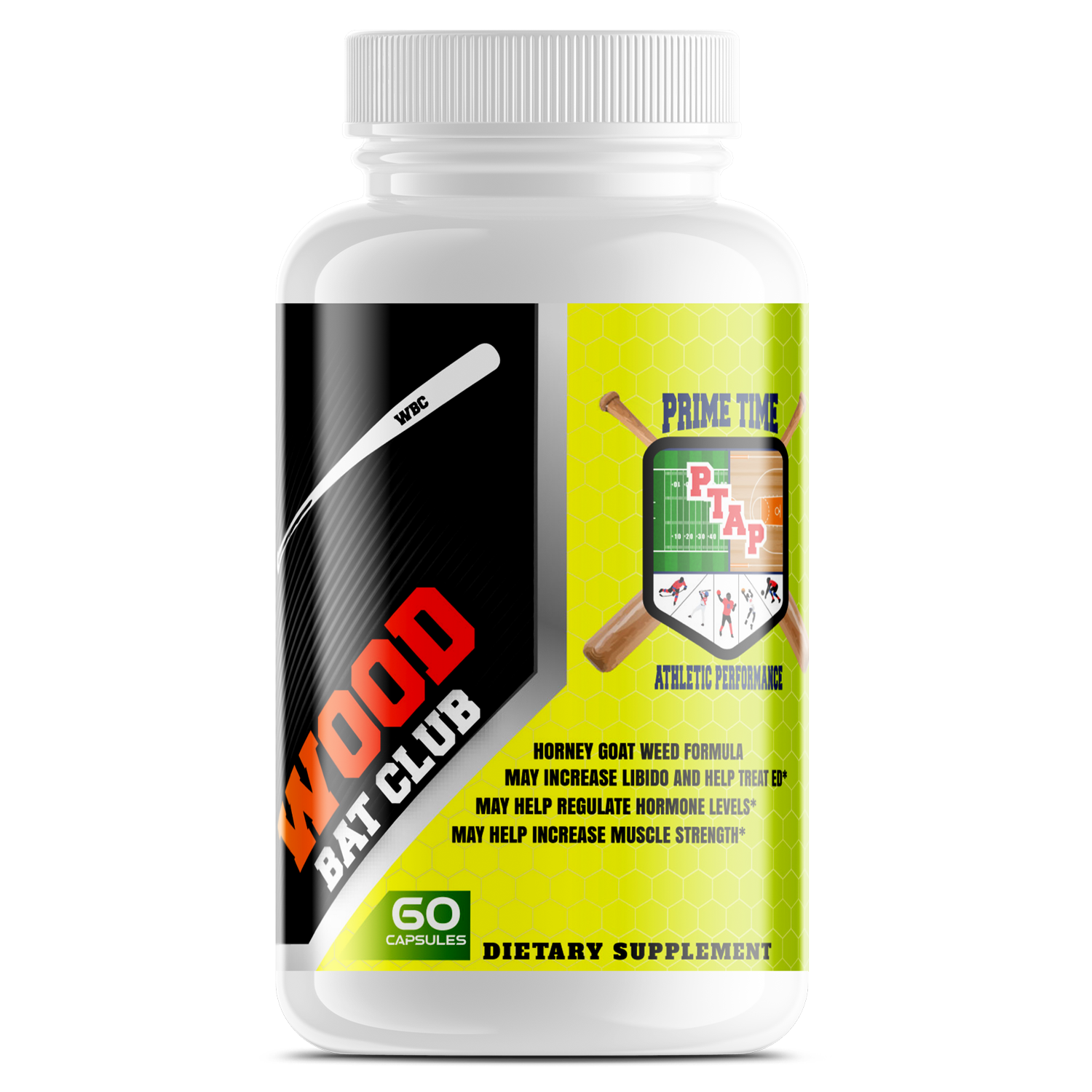 Wood Bat Club (Horny Goat Weed Blend) - Prime Time Athletic Performance